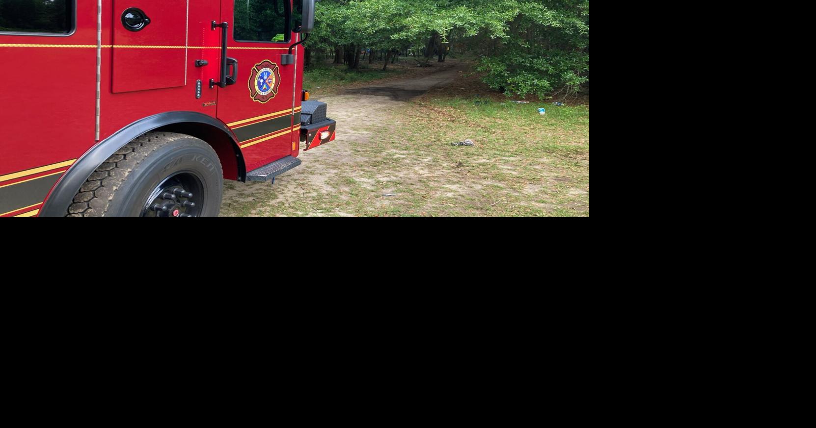 Two suffer 'potentially serious' burns from tent fire