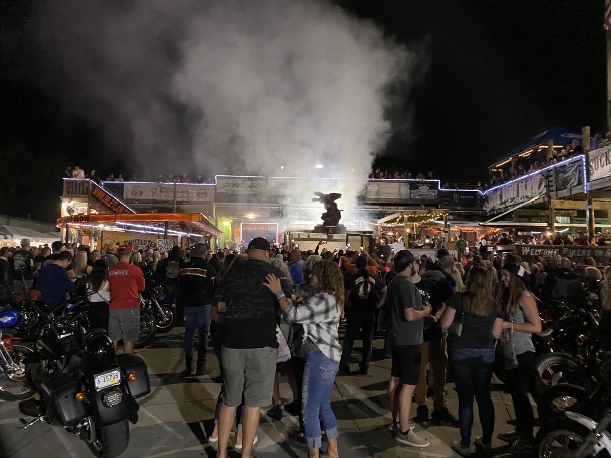 Few masks, many bikes: Fall rally at Suck Bang Blow draws large crowd ...