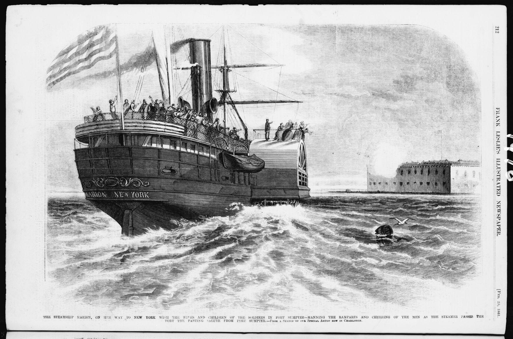 A ship left Charleston in 1838 and very bad things happened; it was ...
