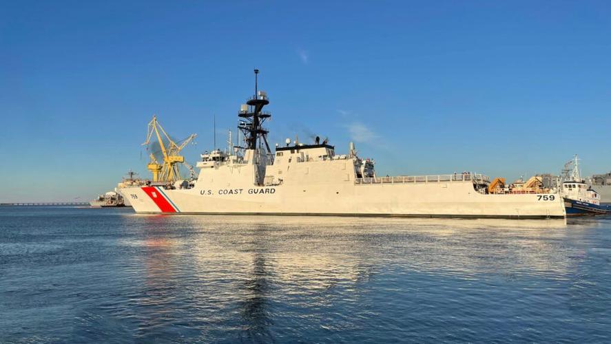 Charleston-bound Coast Guard cutter sails off | Business ...