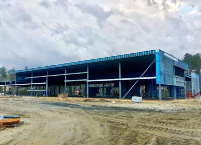 On the rise: Work progressing on HGTC's Georgetown manufacturing center ...