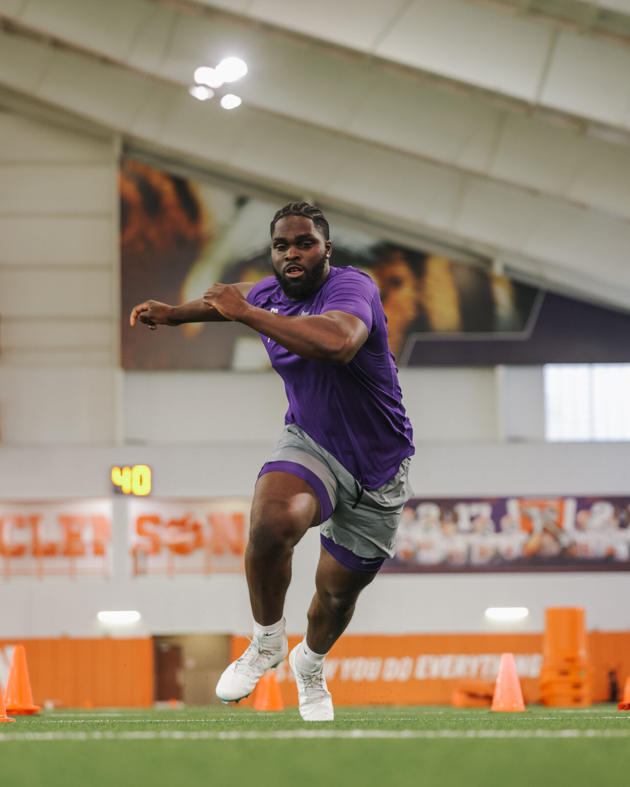 Clemson's Phil Mafah works out for NFL teams, awaits draft