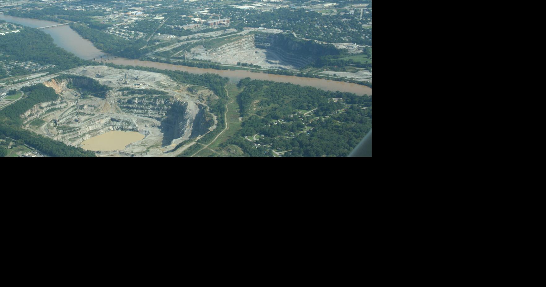 What can be done at the hundred-foot-deep quarries downtown?