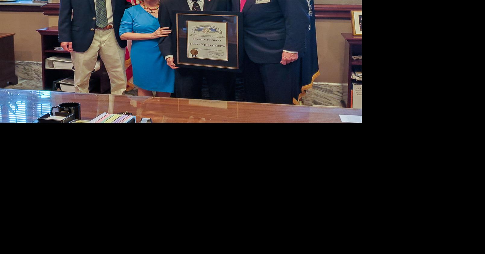 IOP veteran Ron Plunkett receives Order of the Palmetto