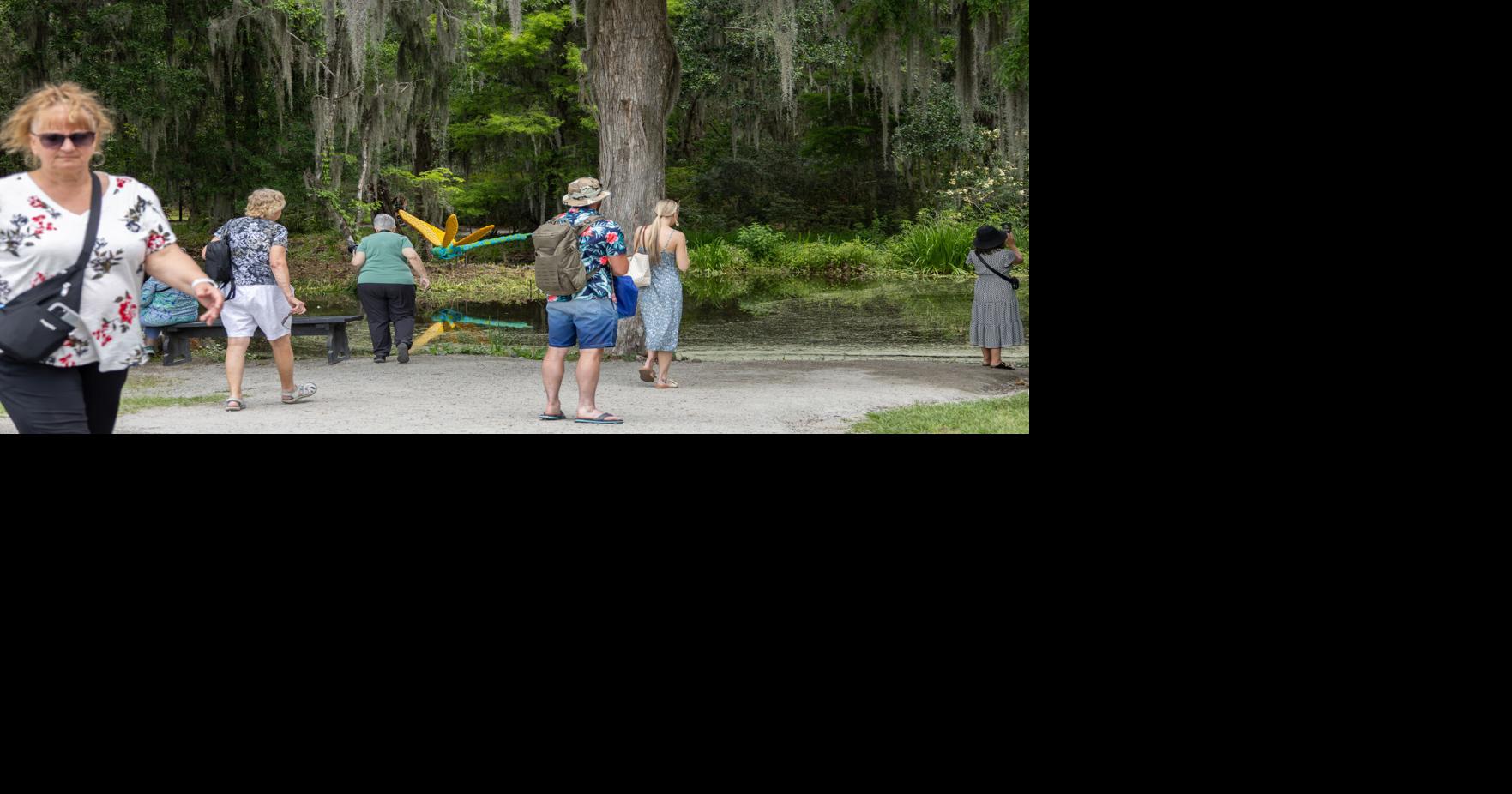 Lego sculptures unveiled at Magnolia Plantation & Gardens