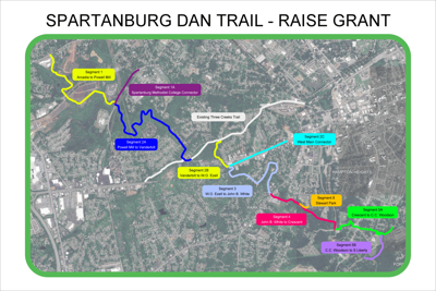 Spartanburg's trail system growing by 8 miles into Southside