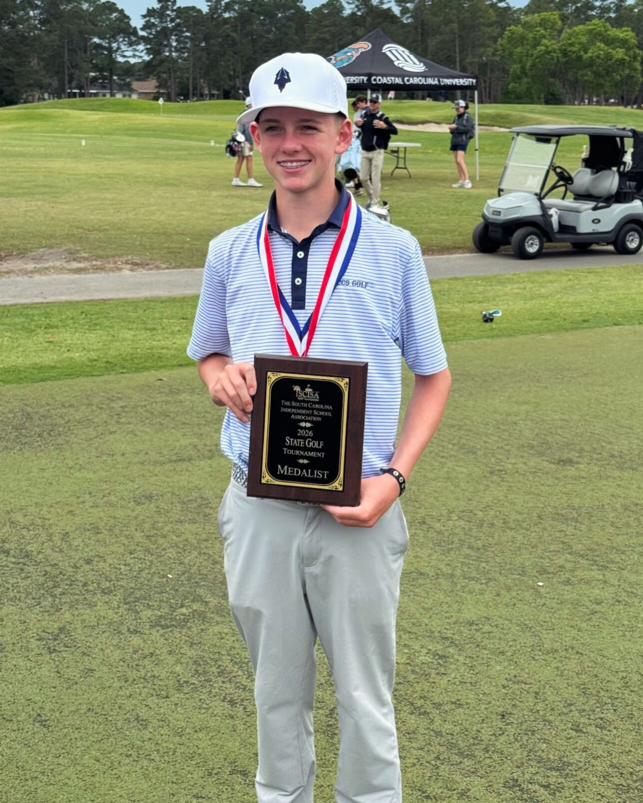 CCS celebrates state golf title