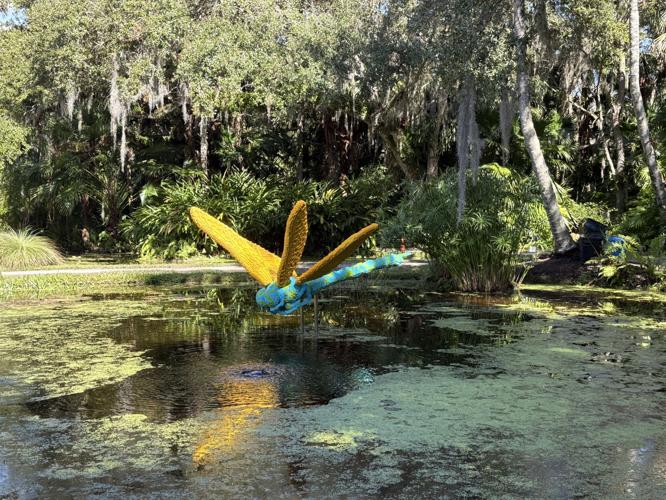 Nature POP! Outdoor LEGO exhibit will be on display at Magnolia Gardens