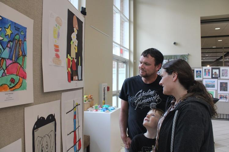 Art show displays student art in North Augusta