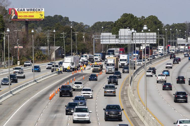 I-26 wreck, fuel spill brings major traffic delays