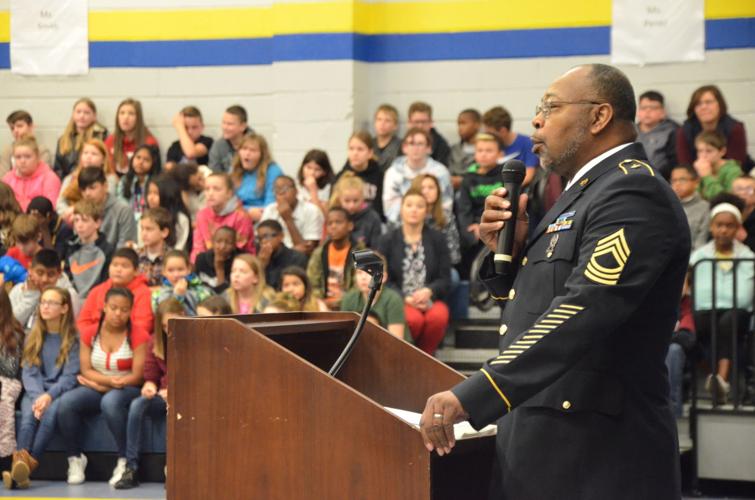 'Be the blessing,' Master Sgt. Robert Key tells LBC Middle students