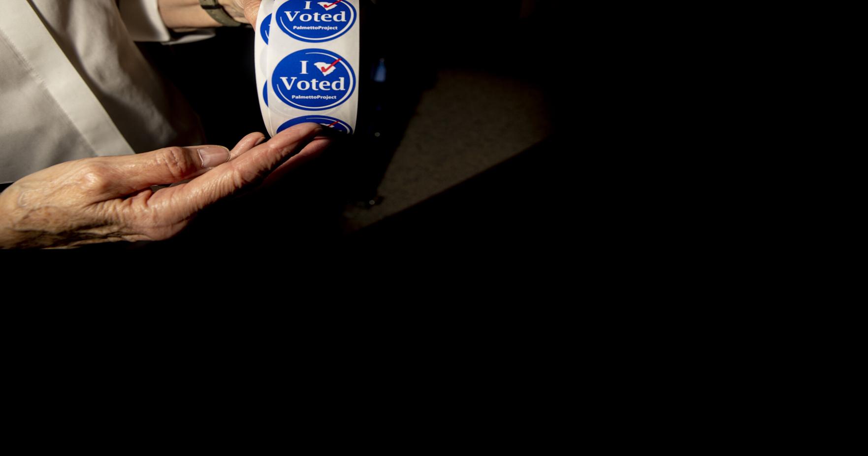 The 'I Voted' stickers from non-profits are going away