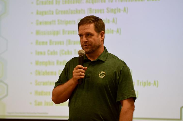 GreenJackets vice president talks baseball to Rotary Club of Aiken