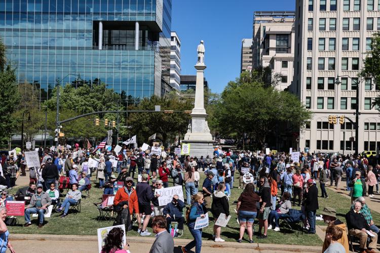 Photos: ‘No Kings’ rallies return to SC, drawing thousands