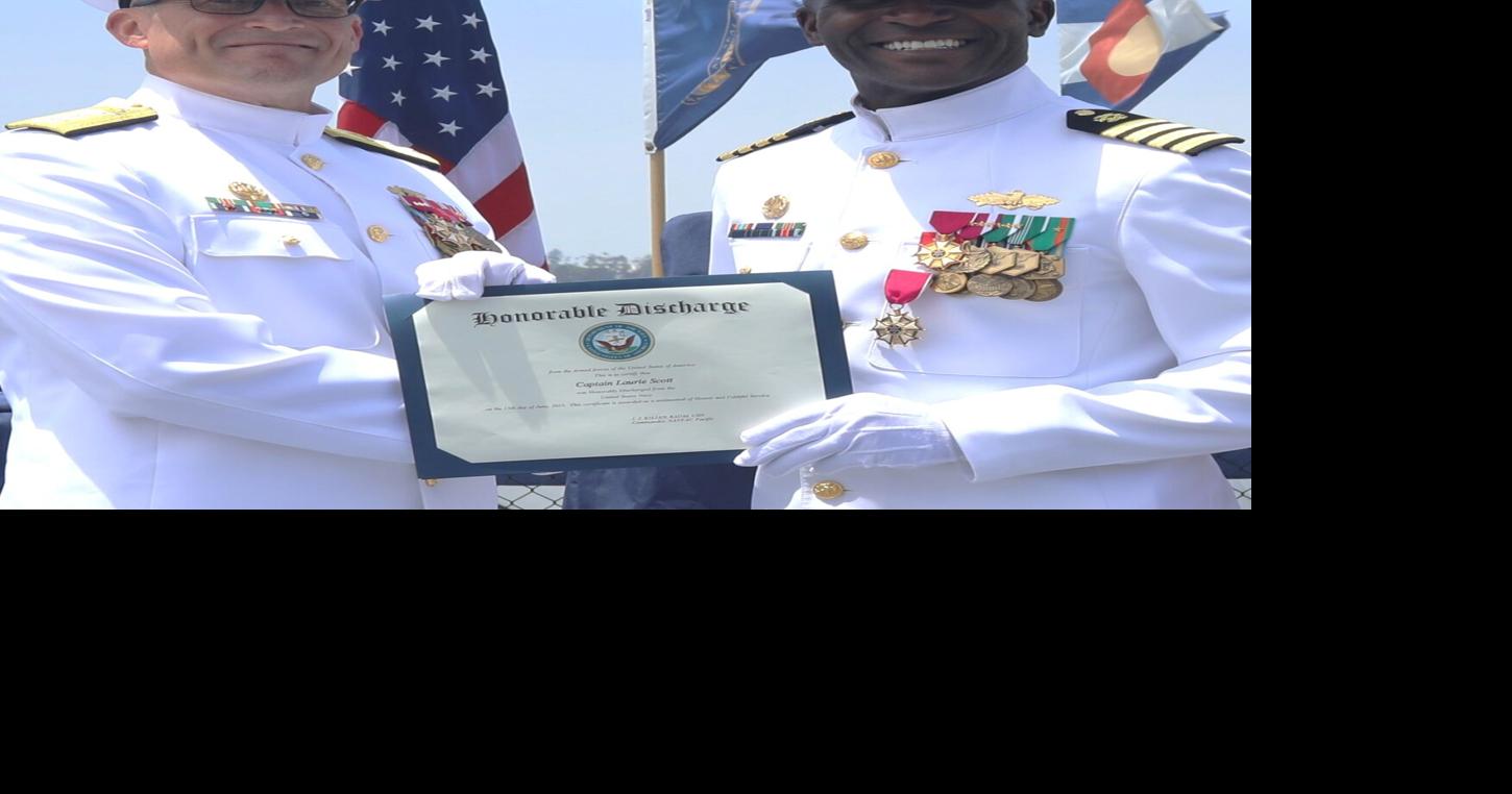 Hemingway native Captain Laurie Scott retires after 29 years of naval ...