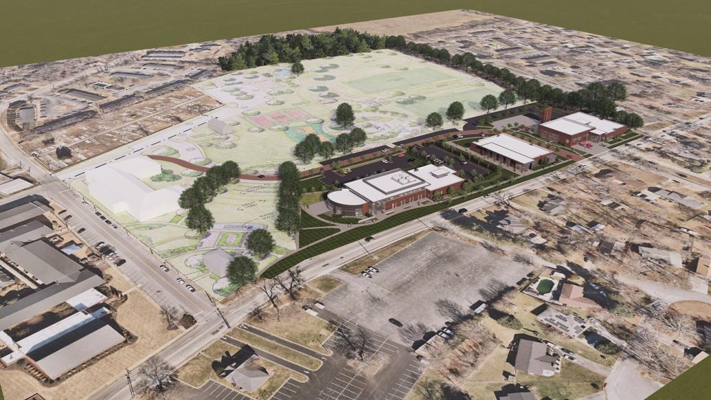 Simpsonville unveils designs for new municipal complex, City Park