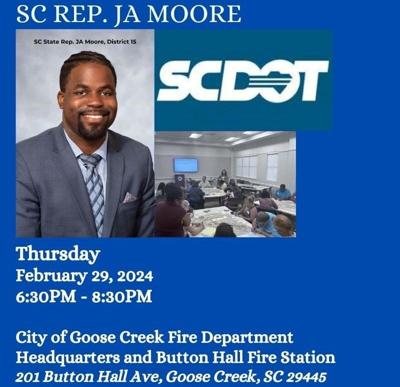 Rep. JA Moore having town hall with SCDOT in Goose Creek | Community ...