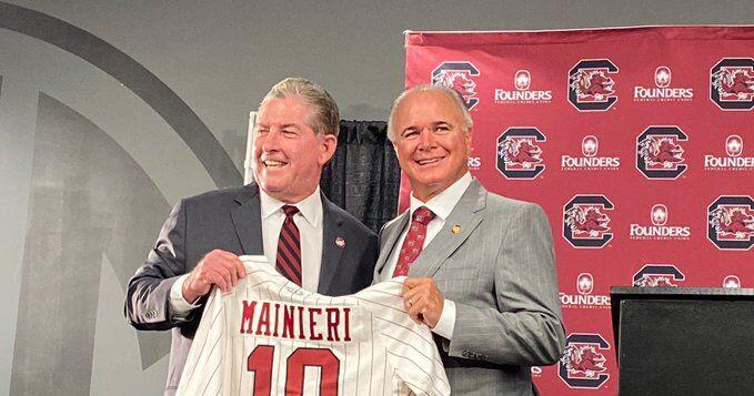 Gamecocks introduce Mainieri as baseball coach