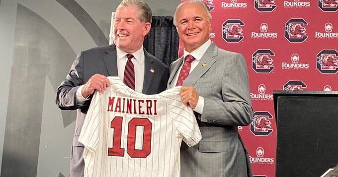 Gamecocks introduce Mainieri as baseball coach | USC Gamecocks Sports ...