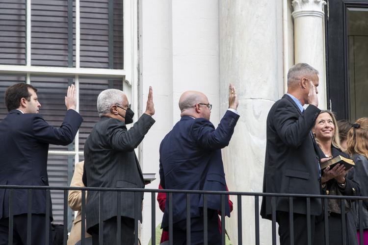 Photos: William Cogswell, Charleston's new mayor, sworn in at City Hall