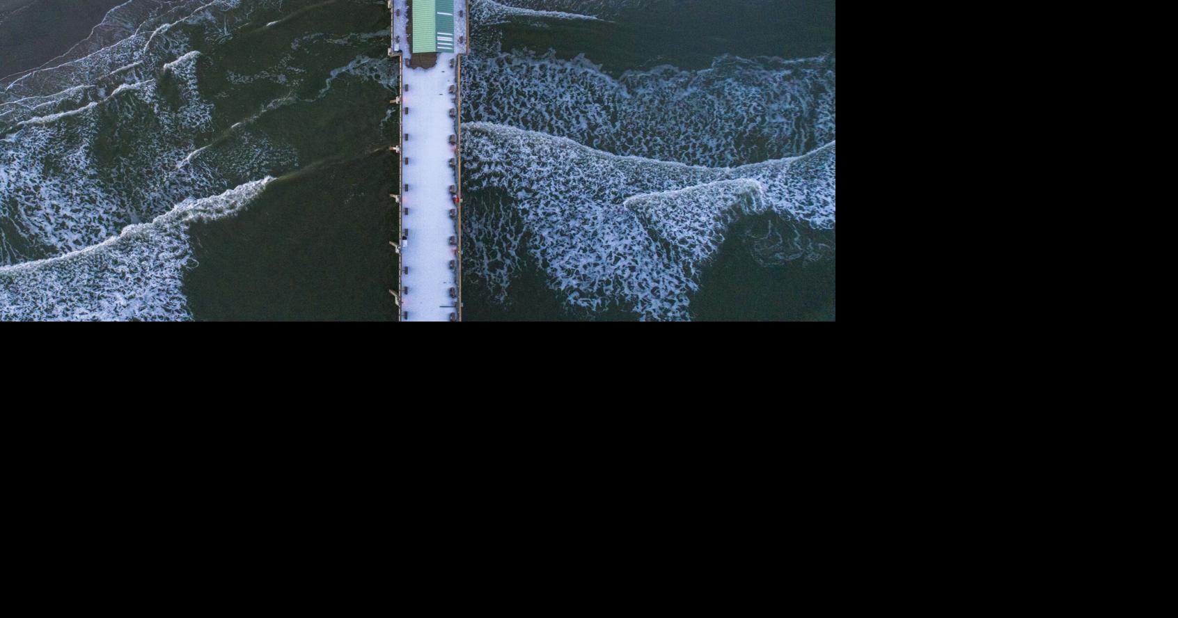 Photos: Snow on Folly Beach after a rare winter storm