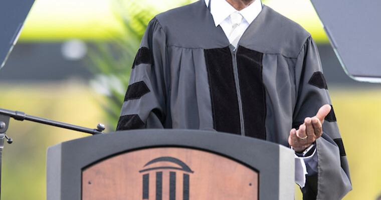 Judge Clifton Newman delivers keynote and receives honorary degree