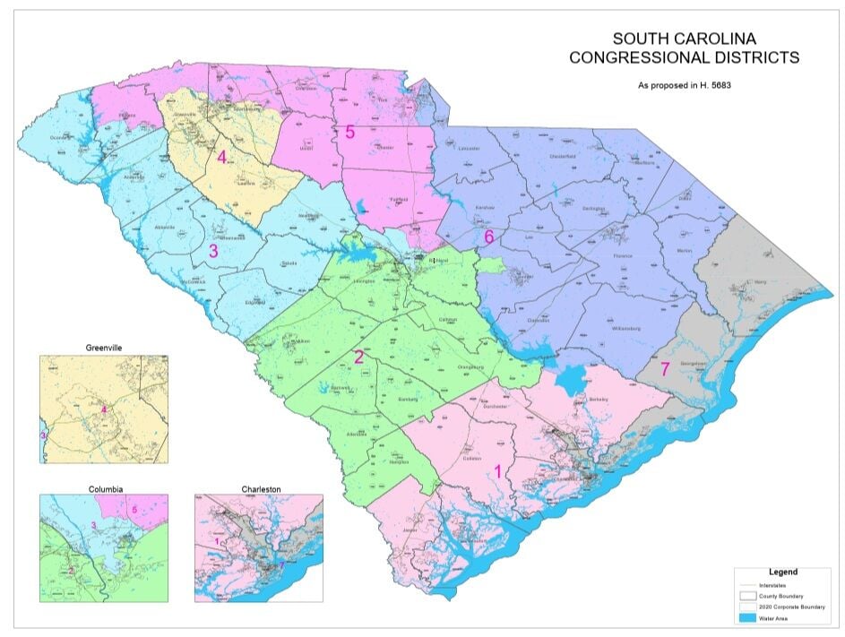 SC releases map to redraw Jim Clyburn’s seat in Congress