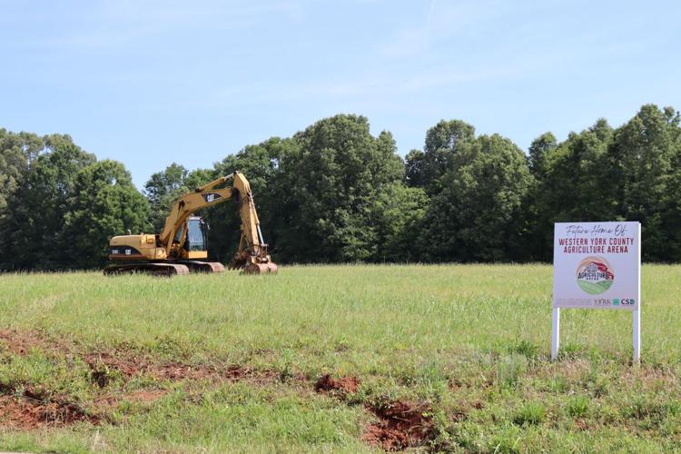 York County breaks ground on agriculture arena for students