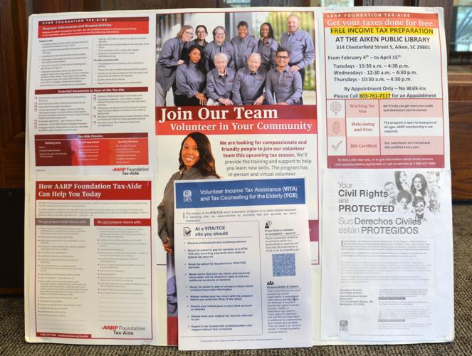 AARP volunteers offer free tax help for Aiken-area taxpayers