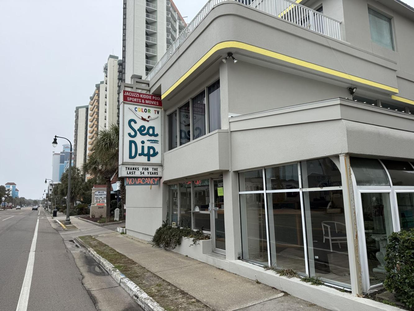 Sea Dip Ocean Front Resort in Myrtle Beach closes