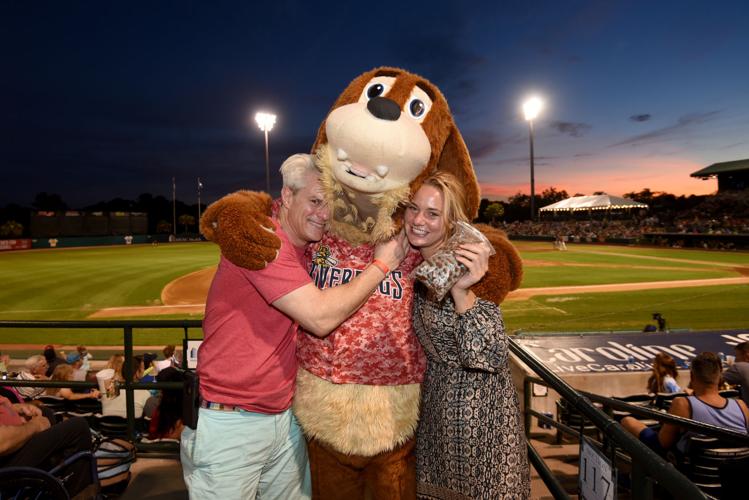 RiverDogs fans and fireworks