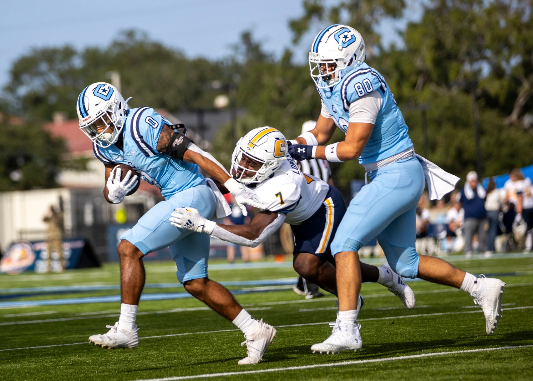 Real life will have to wait for The Citadel wide receiver