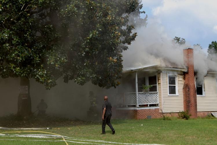 Fire engulfs home on Edgefield Highway in Aiken County