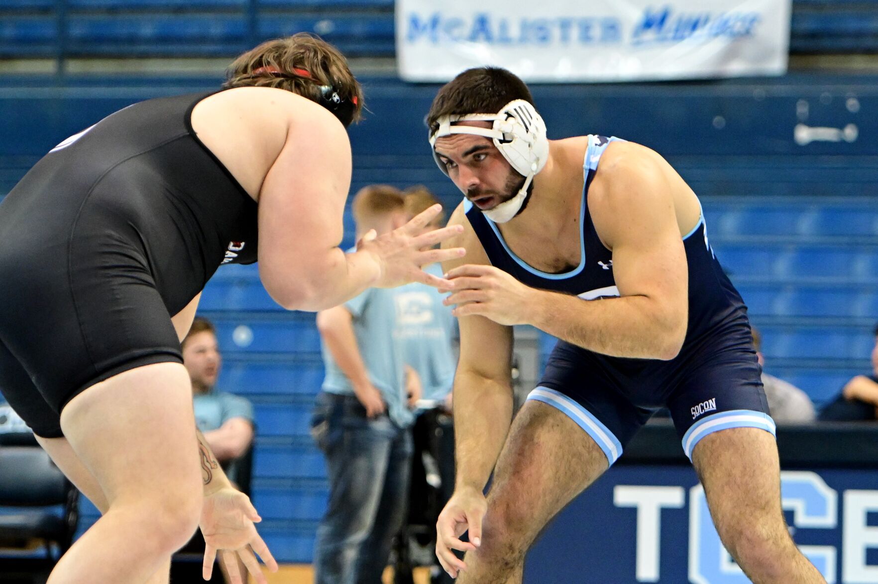 The Citadel wrestling team having one of its best seasons