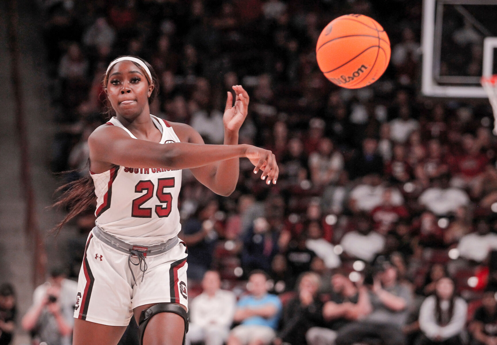 Gamecocks' Raven Johnson prepares for last flight