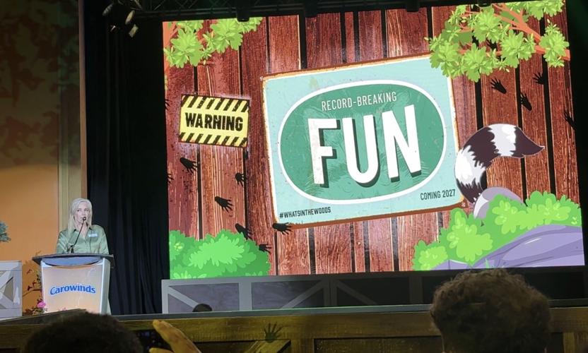 Carowinds unveils new log flume roller coaster for 2027