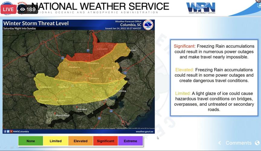 Ice, ice maybe: Winter storm threat 'limited' in Aiken