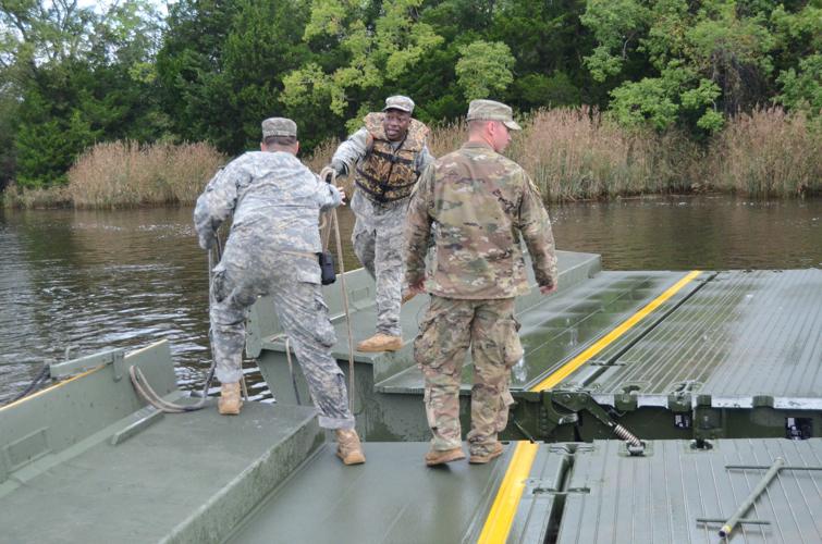 At the ready: National Guardsmen deploy raft, ready to help Georgetown ...