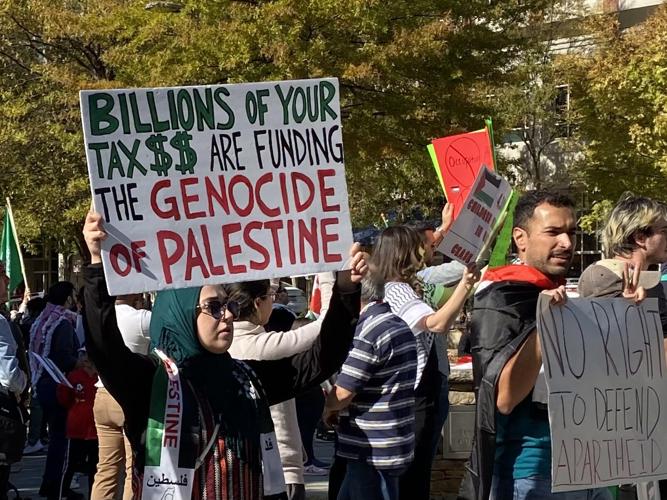 Greenville pro-Palestine rally calls for cease-fire in Gaza