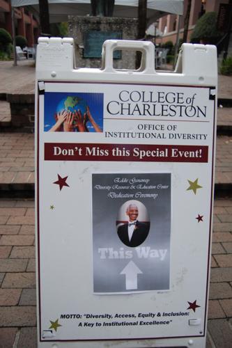 Dedication of center honors first black College of Charleston graduate