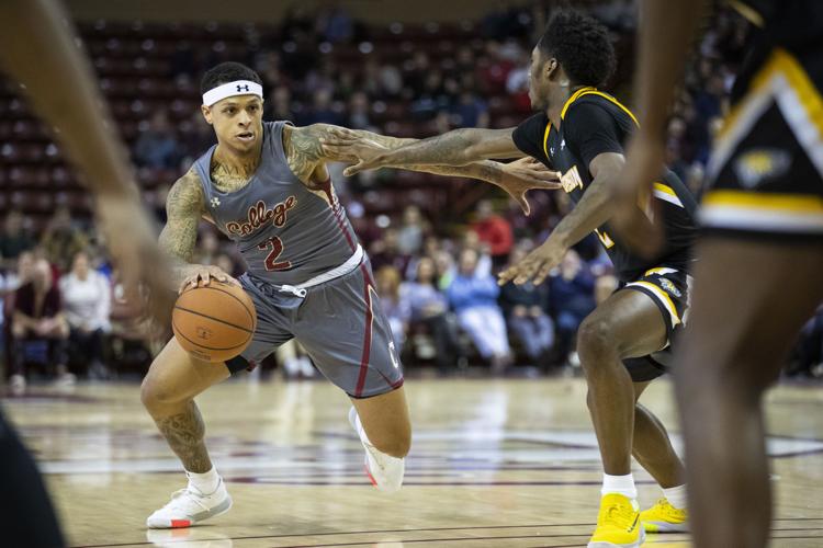 College of Charleston's Brevin Galloway wears his secret weapon on his head