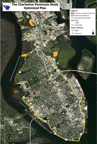 Charleston sea wall gets cheaper in new Army Corps plan, but questions ...