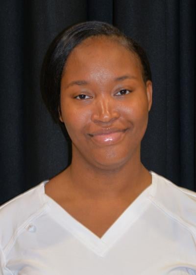 Robin Harris receives nursing pin