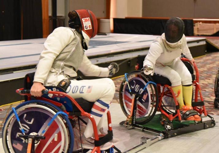Fencer Geddes' blade skills turning heads