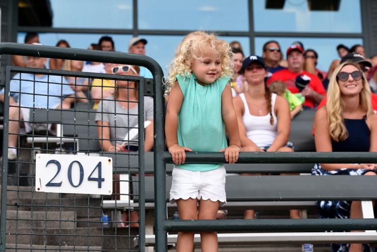 RiverDogs fans and fireworks