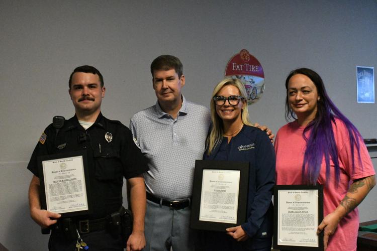 Heroes honored for saving man during heart attack