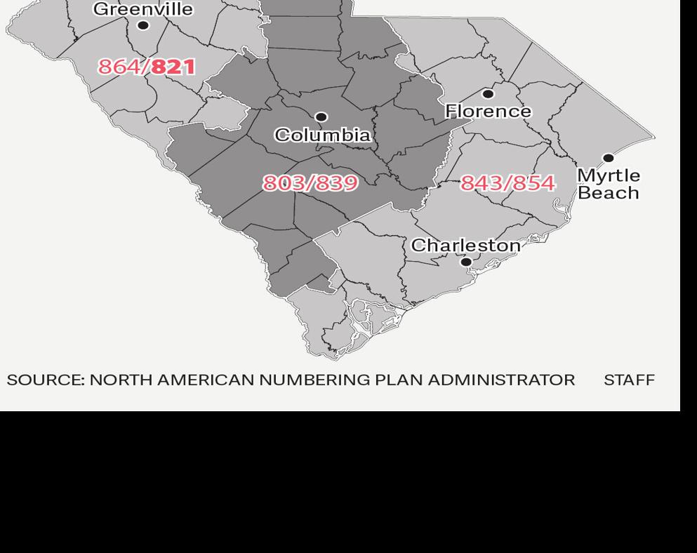Say hello 821: New area code officially launches in Upstate ...