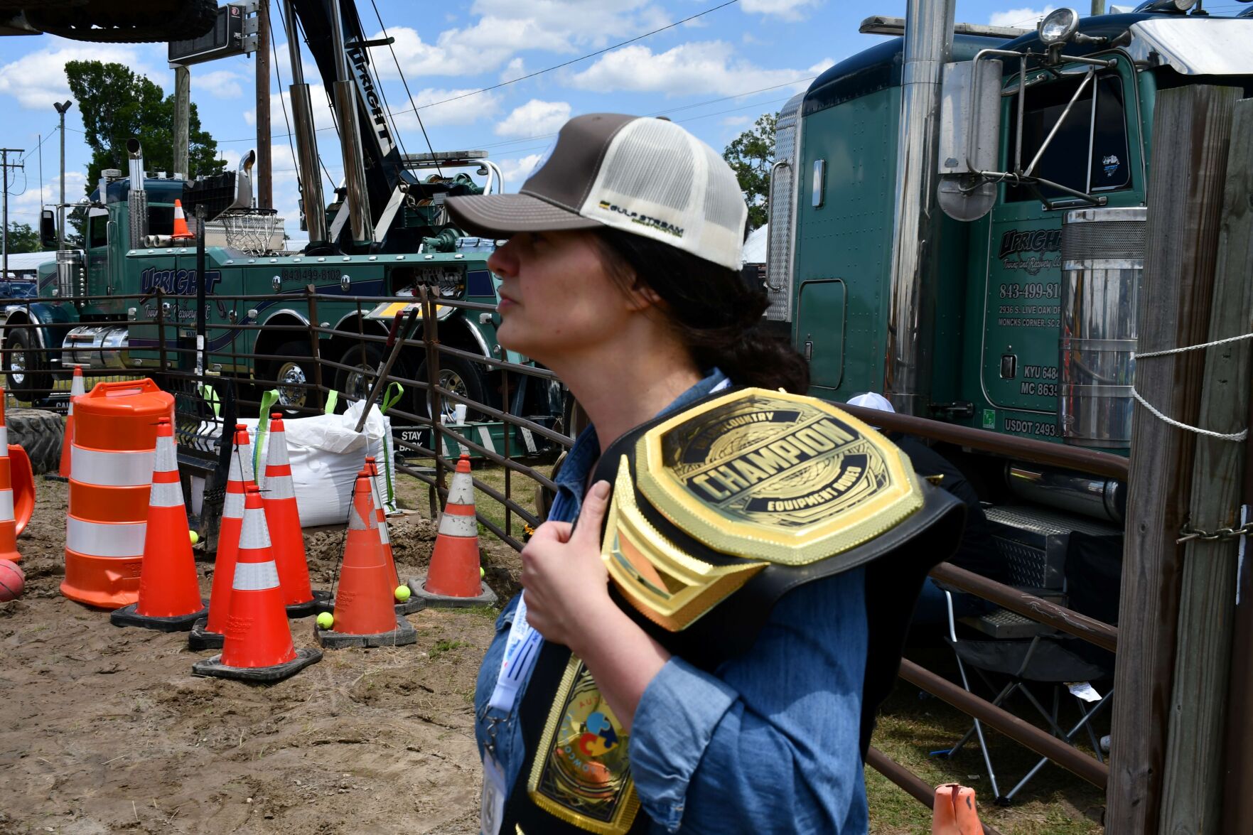 Heavy equipment rodeo moves dirt for Autism Foundation