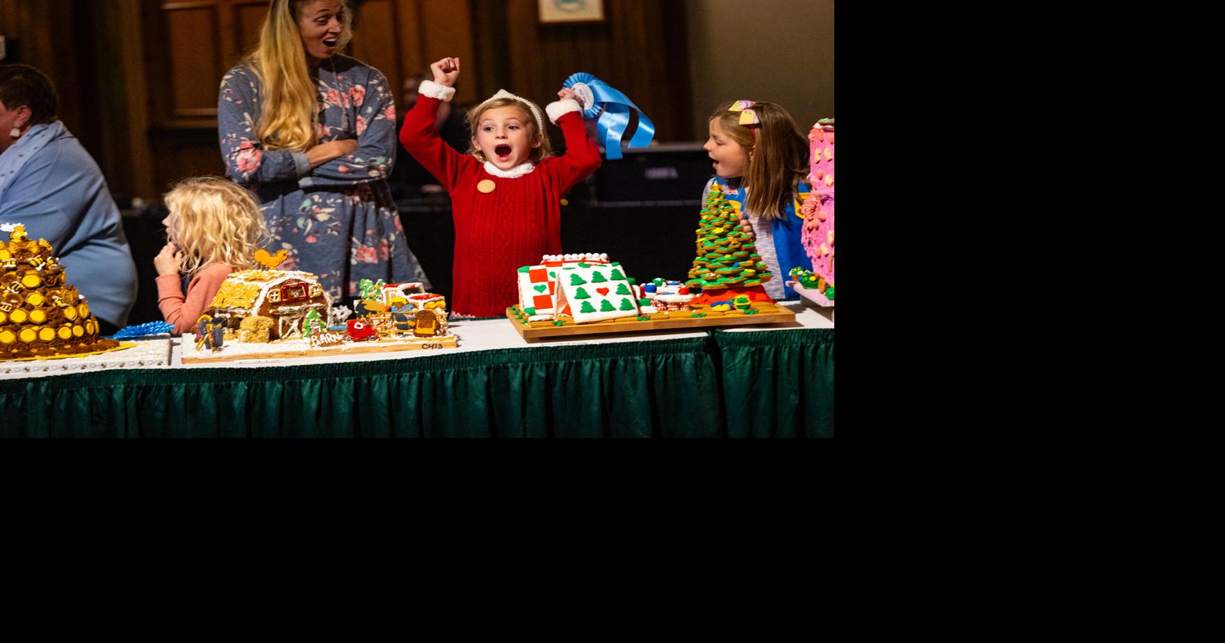 National Gingerbread House Competition includes 2 locals