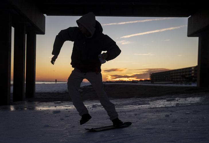 Photos: Snow on Folly Beach after a rare winter storm